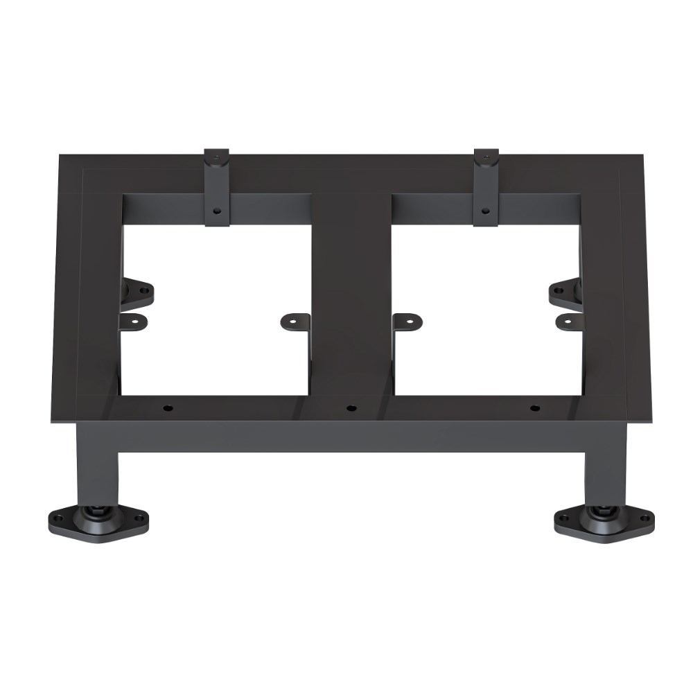 Storage - Rapidline Locker Stand 590W x 455D x 150mmH Black - Port ...